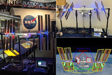 3d Printed Iss Mimic Is A 1100 Scale Model Of The International Space
