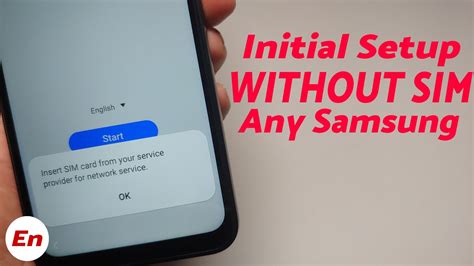 How To Setup Any Samsung Phone Without A Sim Card Bypass Initial Setup
