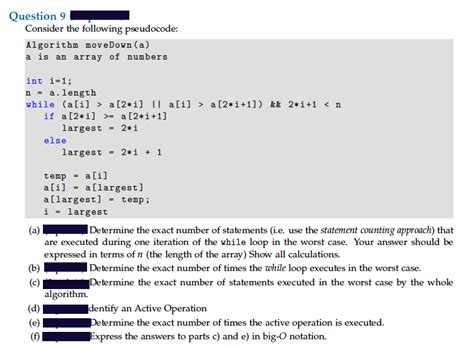 a determine the exact number of statements i e use