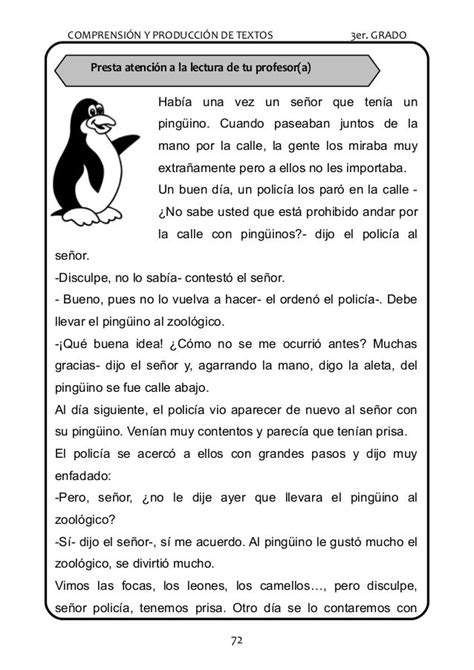 Lecturas Para El Tercer Grado De Primaria Lectura De Tercer Grado Eroppa