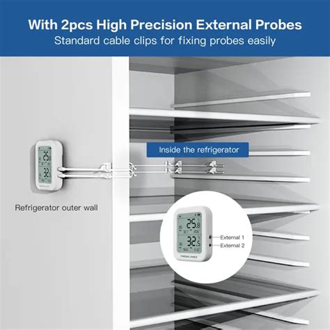 Wireless Temperature And Humidity Sensor With Real Time Logging Wireless Temperature Logger