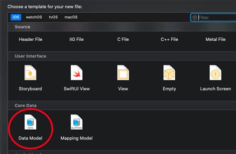 core data 시작하기 2 data model 만들기 1 entity만들기