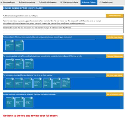 MS Excel Skills Assessment Free MS Excel Training Courses