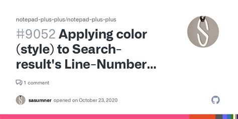Applying Color Style To Search Results Line Number Affects Leading Space In Find Result