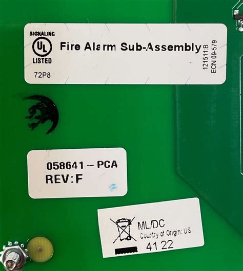 Silent Knight 6808 Fire Alarm Control Panel 198 Point