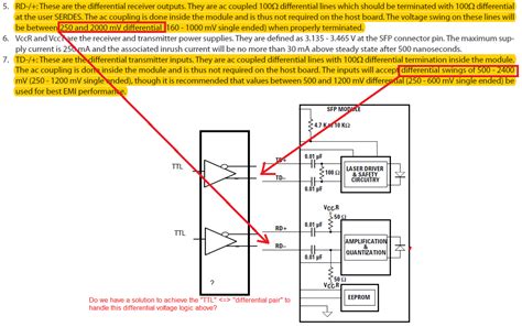 SN ELT TTL Differential For SFP Module Interface Forum Interface TI E E Support Forums