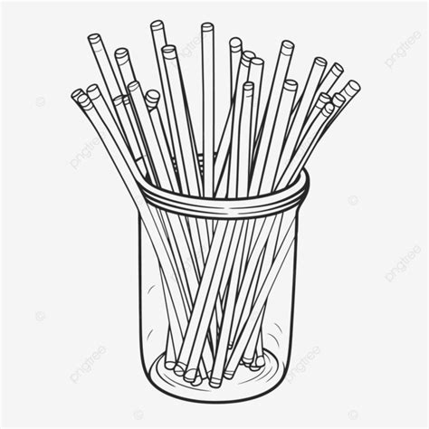 Straw Drawing Straws Cartoon Glass Lemonade Clipartmag Draw Sketch Coloring Page