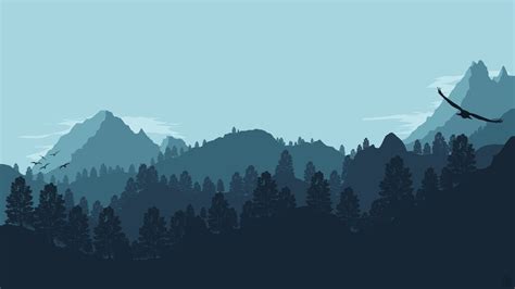 简约淡雅 森林山风景4k简约壁纸壁纸简约淡雅壁纸图片桌面壁纸图片壁纸下载 元气壁纸