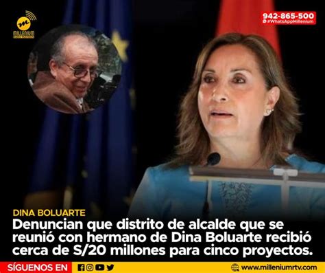 Denuncian Que Distrito De Alcalde Que Se Reunió Con Hermano De Dina