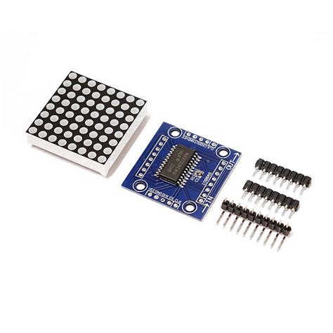 Módulo Matriz De Led 8x8 Com Max7219 Modelo 2 06x Sem Juros
