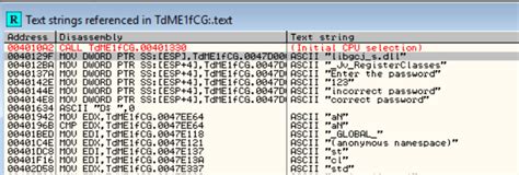 C Olly Debugger Cannot Find Referenced Text Stack Overflow