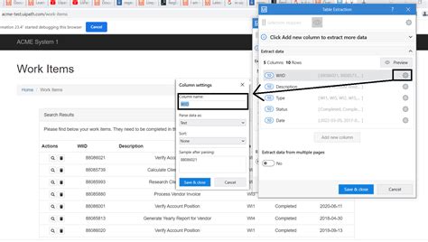 While Extracting Data Through Data Scraping Column Names Are Getting As