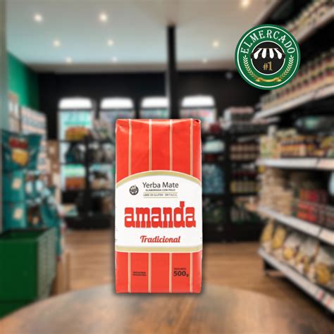 Yerba Mate Gr Amanda Roja El Mercado Numero