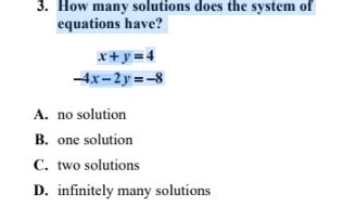 3 How Many Solutions Does The System Of StudyX