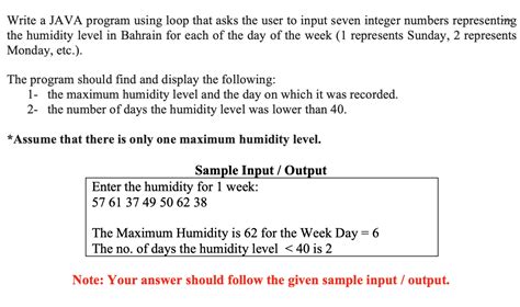 Solved Write A Java Program Using Loop That Asks The User To