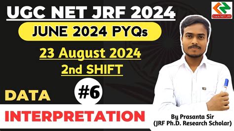 Data Interpretation For Ugc Net 2025 Class 6 Ugc Net Dec 2024 Paper 1 Ugc Net 2024 Pyqs