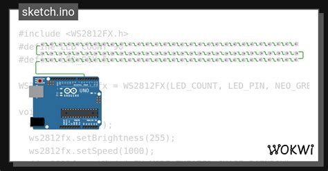 Ws2812b Mode Wokwi Esp32 Stm32 Arduino Simulator