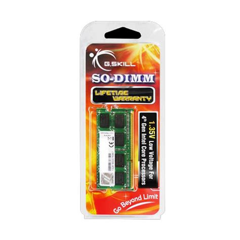 Gskill So Dimm Ddr3l 1600 Pc3 12800 4gb Cl11 Gskill So Dimm Ddr3l 1600 Pc3 12800 4gb Cl11