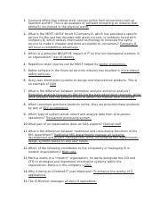 CIS EXAM 1 Practice Questions Docx 1 Coursera Offers Free College Level Courses Online From