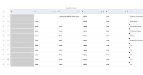 vuejs spreadsheet codesandbox