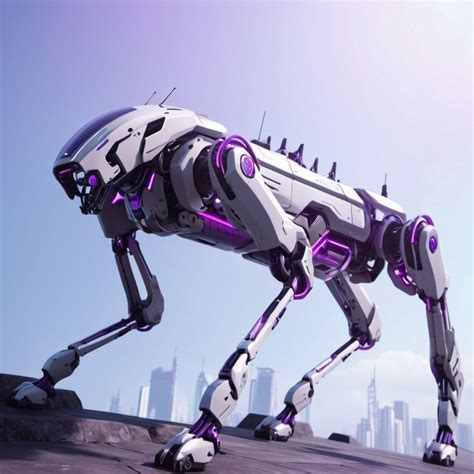 Modify Quadruped Robot Limbs Appearance Stable Diffusion Online