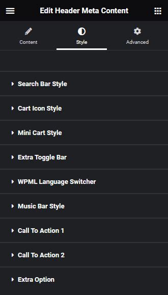 Header Meta Content Widget Settings Overview The Plus Addons For Elementor