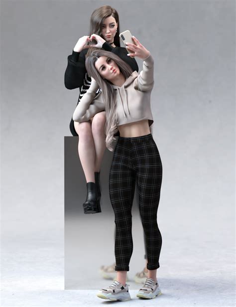 Iselfie Phone Prop And Poses For Genesis 8 Female Daz 3d