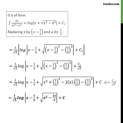 Example Iii Find The Integrals Iii Dx Root X X