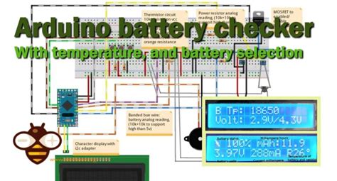 Checking Battery Capacity With Arduino Temperature Monitoring And Type