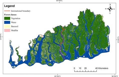Forest Class Map Yielded By Classification And Regression Tree Cart