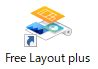 Canon imagePROGRAF 手册 Windows软件 Free Layout plus指南 从桌面图标启动