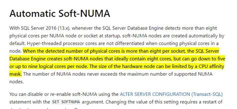Saeid Hasani On Linkedin Sql Server Soft Numa