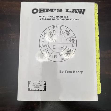 Ohms Law Electrical Math And Voltage Drop Calculations By Tom Henry 2005 Eur 11 11 Picclick De