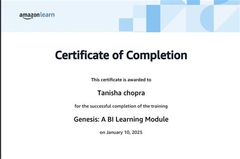 continuouslearning professionaldevelopment amazonlearn growthmindset tanisha chopra