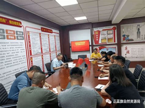 正蓝旗自然资源局党支部召开集中学习会工作