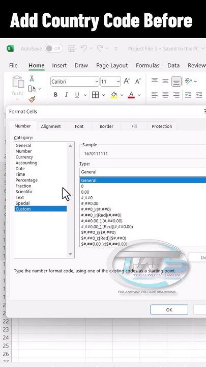 interview question add country code before mobile number in excel shorts short youtube