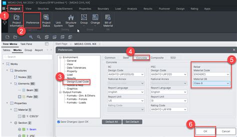 Civil Nx Rebar Defination Midas Support