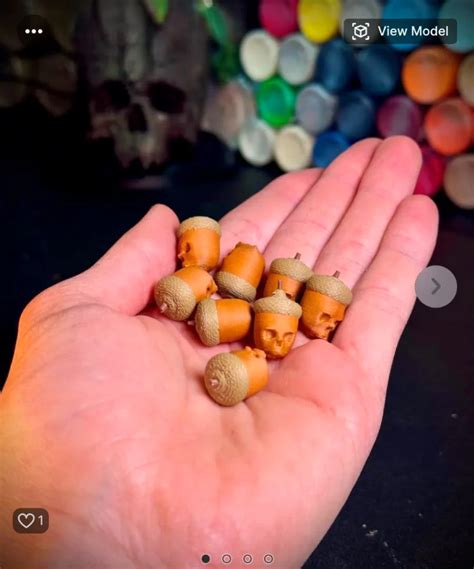 Skull Acorn Free High Quality Models