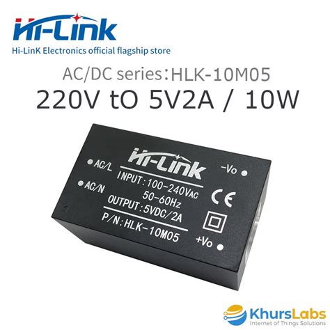 Jual Hi Link Hlk 10m05 Ac 220v To Dc 5v 10 Watt 2a Hilink Power Supply Shopee Indonesia