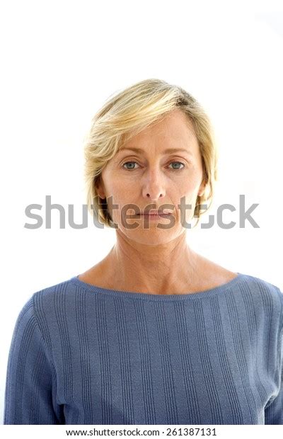 Portrait Mature Caucasian Woman Stock Photo Shutterstock
