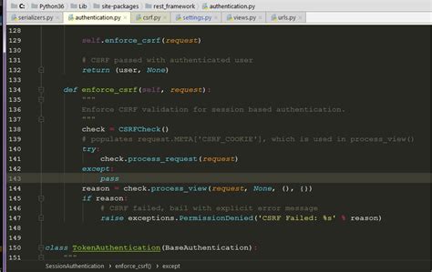 Python Django Csrfcheck Object Has No Attribute Processrequest Stack Overflow