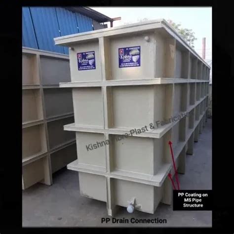 Seven Tank Phosphating Pretreatment PP Tank At Piece Polypropylene Tank In Ahmedabad