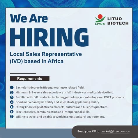 Lituo Biotechnology Co Ltd On Linkedin We Need You！！！ Looking For A Local Sales