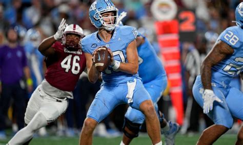 unc football qb 2024 results riki hildegarde