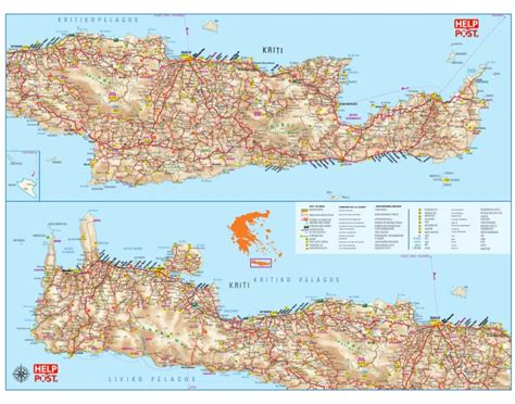 Detailed Map Of Crete Island Pdf