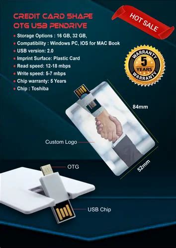 Sandisk Creadit Card Shape Otg Usb Pendrive 10 15 At Rs 245 Piece In