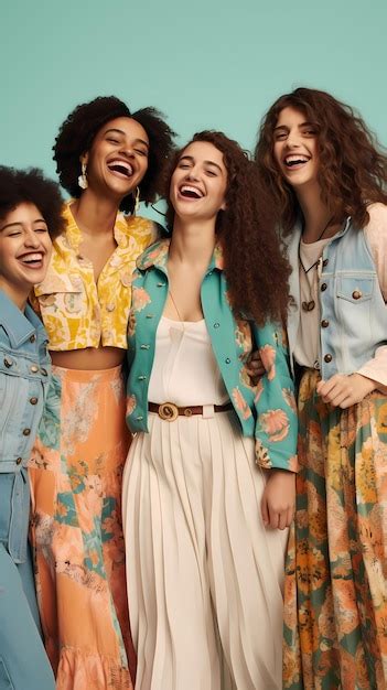 Premium Photo Beautiful Group Of Models