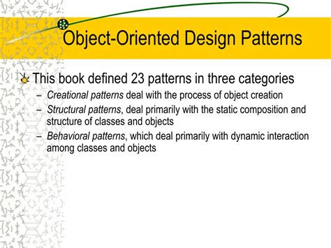 Ppt Object Oriented Design Patterns Powerpoint Presentation Free Download Id9176736