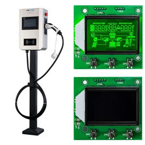 Zebra Connetctor Htn Lcd Display Cob Lcd Screen Module For Bess Charge Spots Lcd Module And