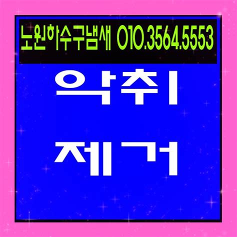 화장실 노원 하수구 냄새 제거 싱크대 바퀴벌레 날파리 트랩 네이버 블로그